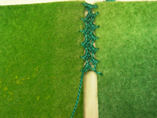 Working Italian Insertion Stitch | Ruth Lane Art
